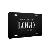 Add Rectangle Business Company Logo Professional License Plate | Zazzle