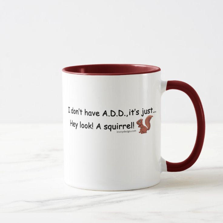 ADD Squirrel Mug | Zazzle
