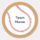 Add Team Name Baseball Stickers | Zazzle