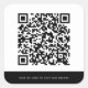 Add Website QR Code Custom Contrast Colors Square Sticker | Zazzle