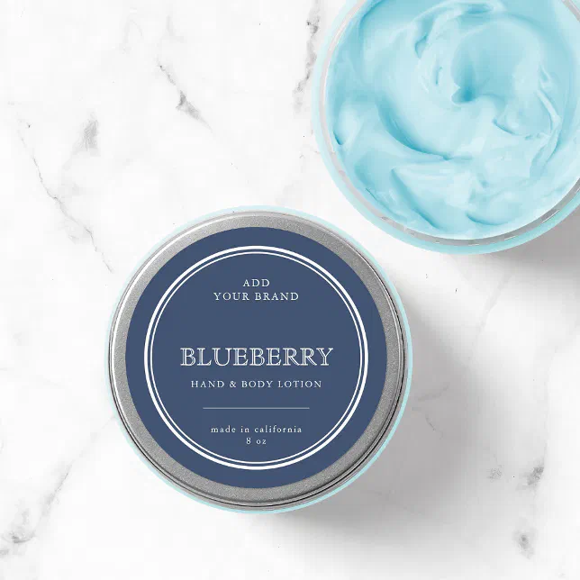 Add Your Brand Classic Custom Colors Product Label | Zazzle