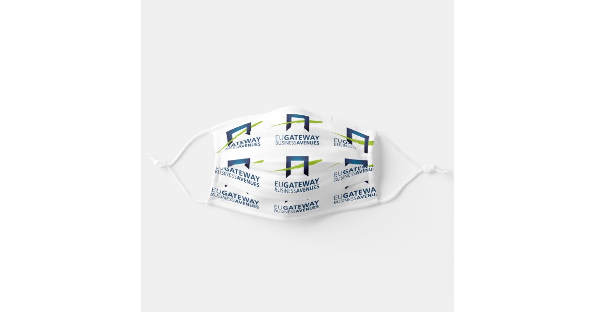 Add Your Business Logo Adult Cloth Face Mask | Zazzle