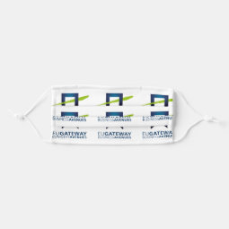 Add Your Business Logo Adult Cloth Face Mask | Zazzle
