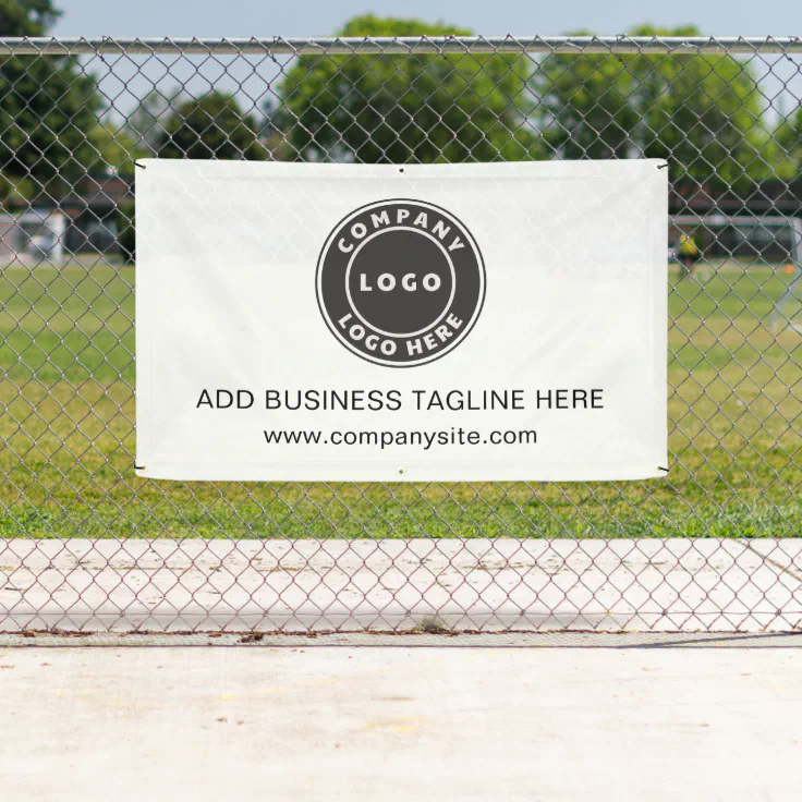 Add Your Business Logo and Company Website Banner | Zazzle