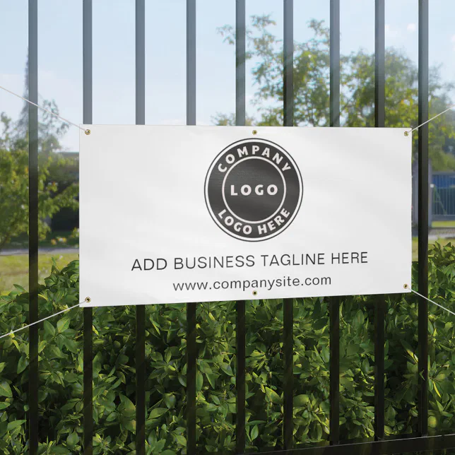 Add Your Business Logo and Company Website Banner | Zazzle