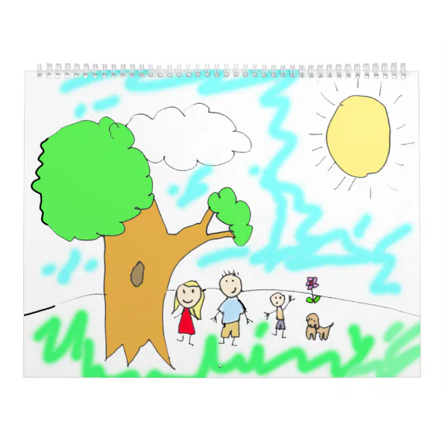Add your Children's Artwork to this Calendar | Zazzle