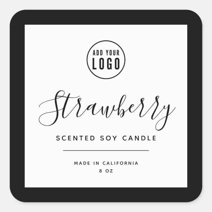 Add Your Logo and Editable Color Product Label | Zazzle.com