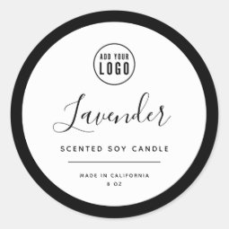 Add Your Logo and Editable Color Product Label | Zazzle