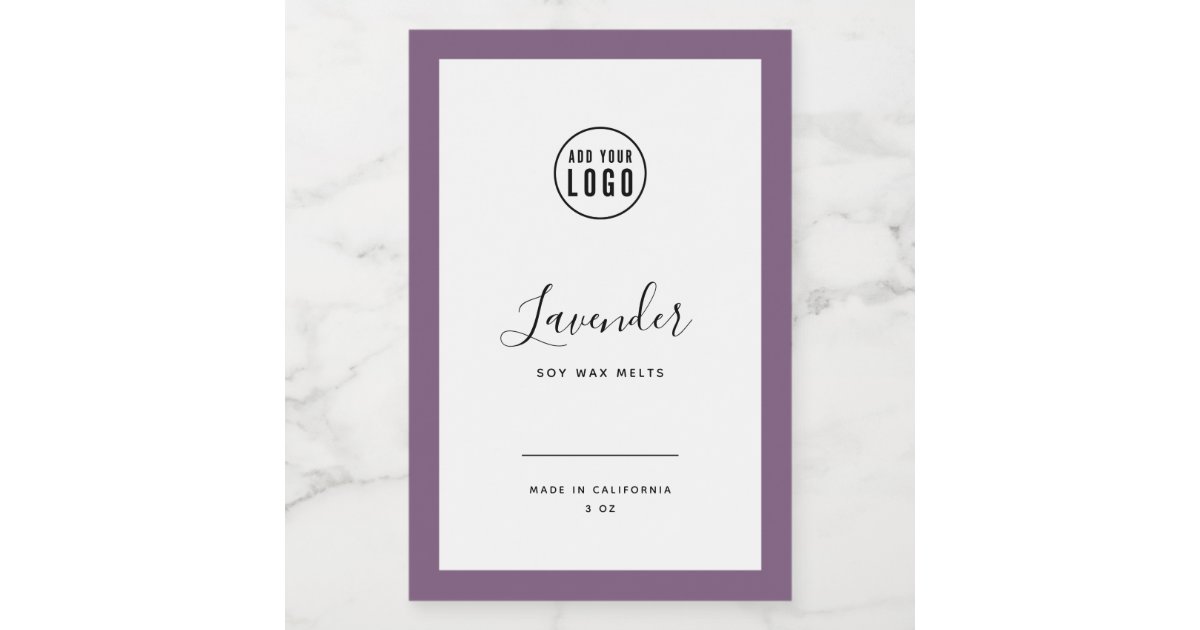 Add Your Logo and Editable Color Product Label | Zazzle.com
