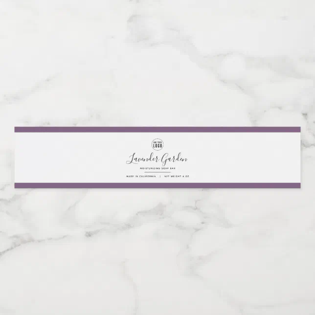 Add Your Logo and Editable Color Product Label | Zazzle