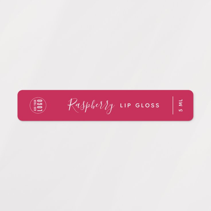 Add Your Logo Calligraphy Editable Color Product Labels | Zazzle