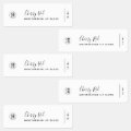 Add Your Logo Calligraphy Script Product Labels | Zazzle