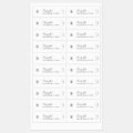 Add Your Logo Calligraphy Script Product Labels | Zazzle