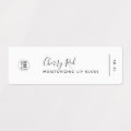 Add Your Logo Calligraphy Script Product Labels | Zazzle