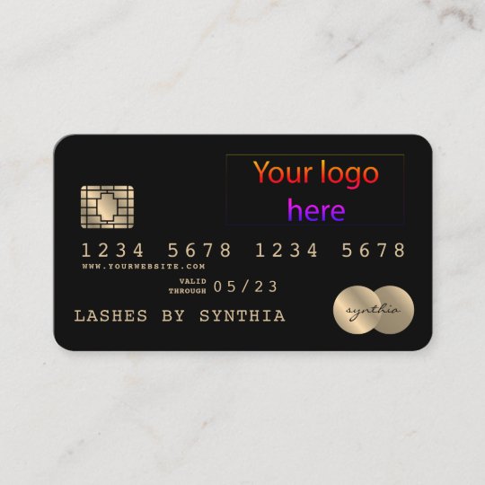 Add Your Logo Credit Card Style | Zazzle