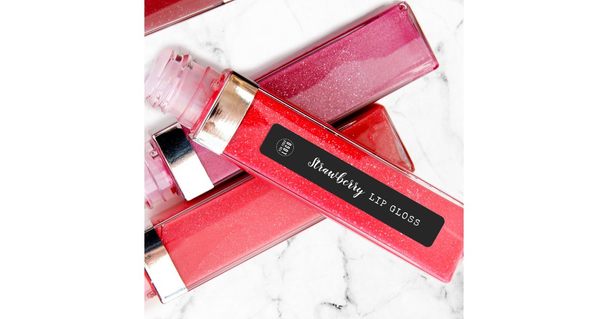 Add Your Logo Custom Color Script and Typewriter Labels | Zazzle