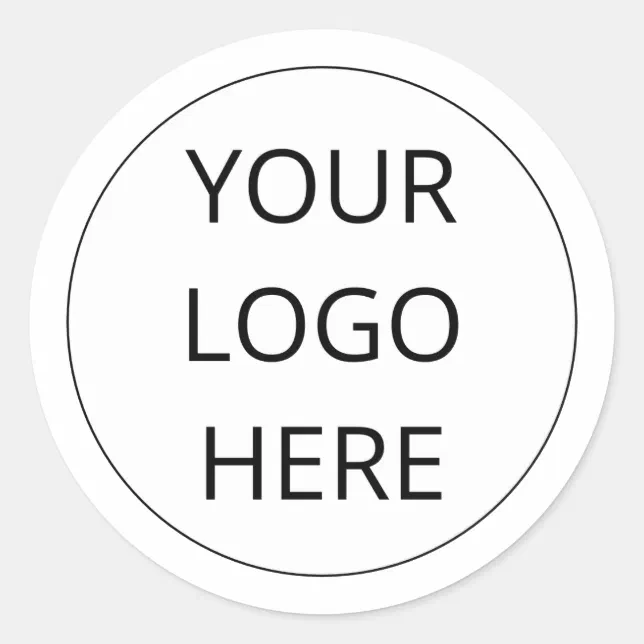 Add Your Logo Envelope Seal Sticker | Zazzle