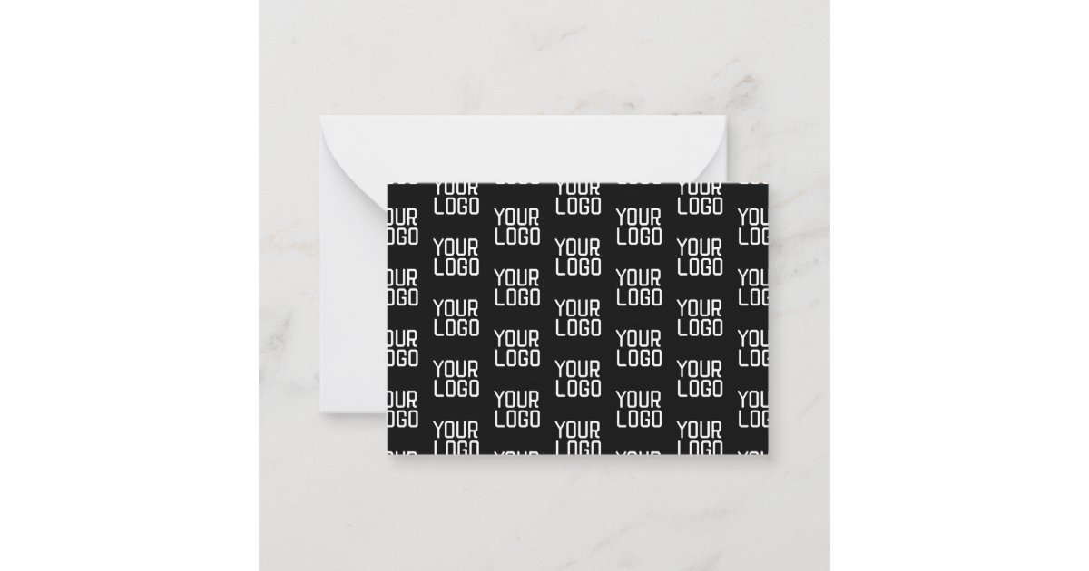 Add Your Logo Repeating Pattern Editable Template | Zazzle