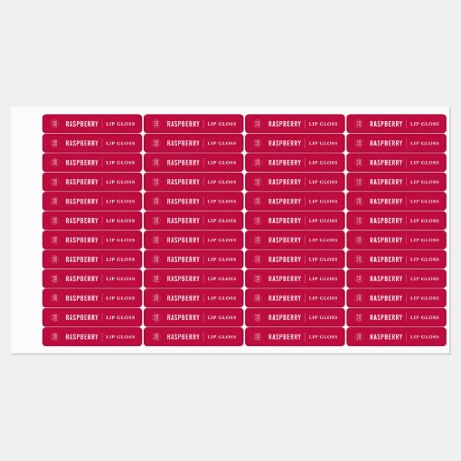 Add Your Logo White Line Custom Color Product Labels | Zazzle