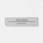 Add your name and job title to this Business Door Sign | Zazzle