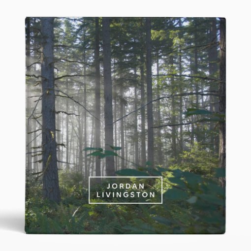 Add Your Name | Sunlight Breaking Through 3 Ring Binder | Zazzle