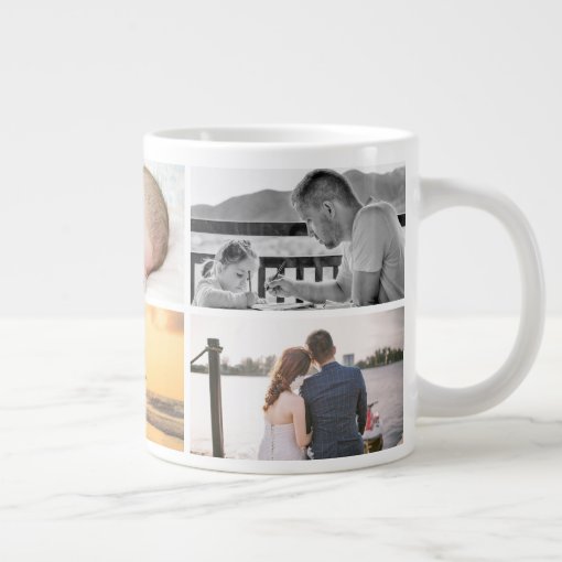Add Your Own 6 Photo Coffee Mug | Zazzle
