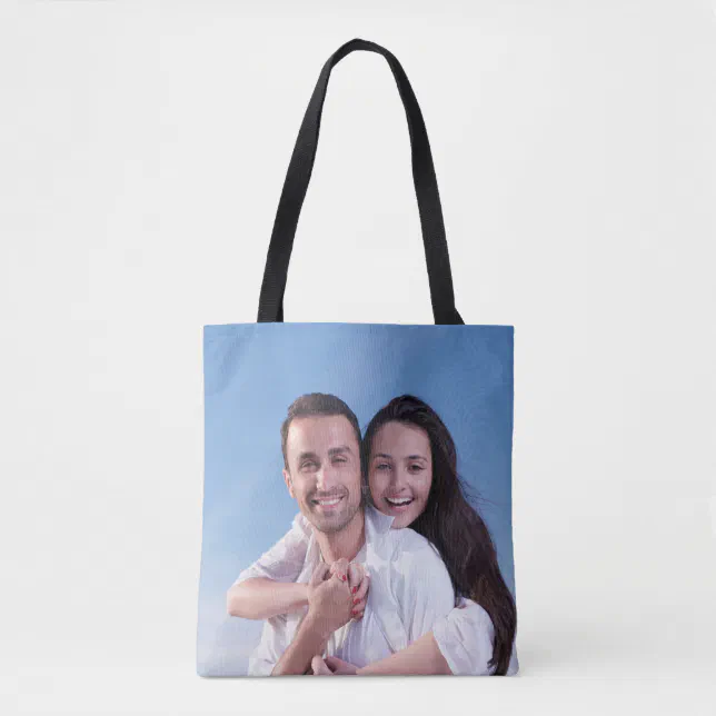 Add Your Own Custom Photo Tote Bag | Zazzle