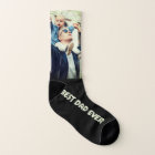 Add your own personalized text and photo socks | Zazzle