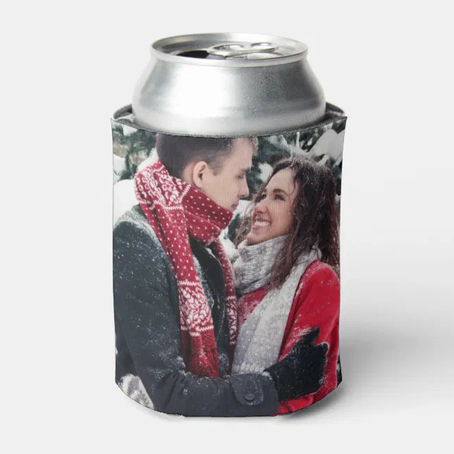 Add Your Own Photo Custom Can Cooler | Zazzle