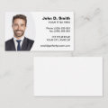 Add your own photo modern professional business card | Zazzle