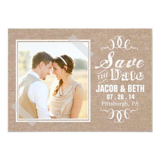 22 Best Save The Date Cards for Rustic Weddings | Mimoprints