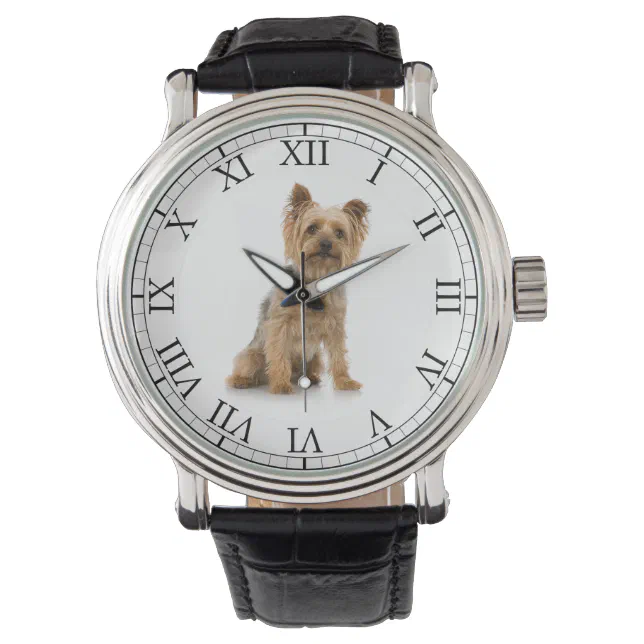 Add Your Pet's Photo Cute Dog Picture Watch | Zazzle