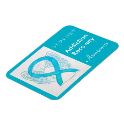 Addiction Recovery Awareness Ribbon Angel Magnet | Zazzle