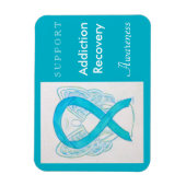 Addiction Recovery Awareness Ribbon Angel Magnet | Zazzle