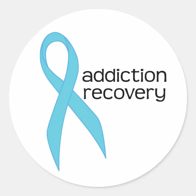 Addiction Recovery Awareness Support Stickers | Zazzle