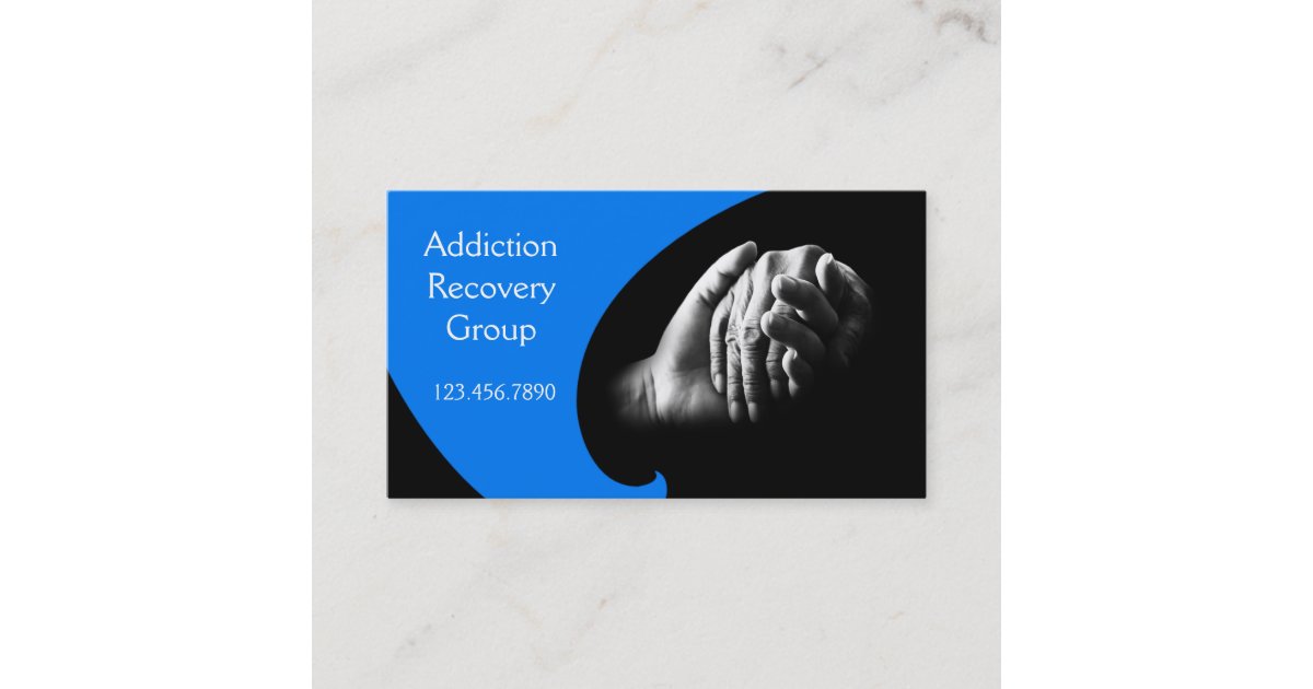 Addiction Recovery Group Counseling Business Card | Zazzle