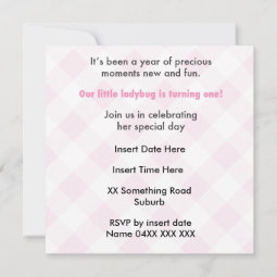 "Addison" 1st Birthday Invite | Zazzle