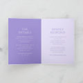 Addison Purple Classic Elegant Wedding Invitation | Zazzle