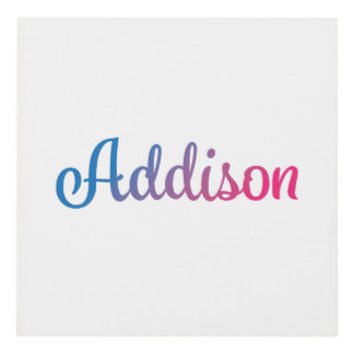 Pink Cursive Art & Framed Artwork | Zazzle