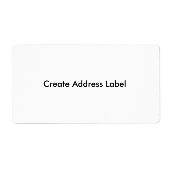 Address Label Create Make Your Own Address Labels Zazzle