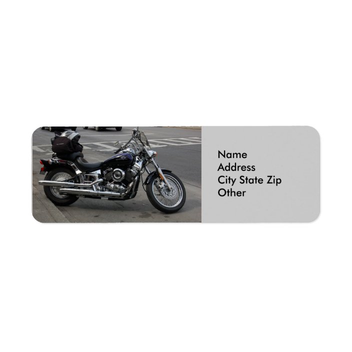 Address Labels Motorcycle | Zazzle.com
