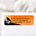 Address Return Label - Halloween Raven & Skull | Zazzle