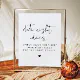 ADELLA Modern Minimalist Date Night Card Template Poster | Zazzle