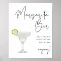 ADELLA Modern Minimalist Margarita Bar Sign | Zazzle