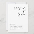 ADELLA Modern Minimalist Spanish Save the Date Invitation | Zazzle
