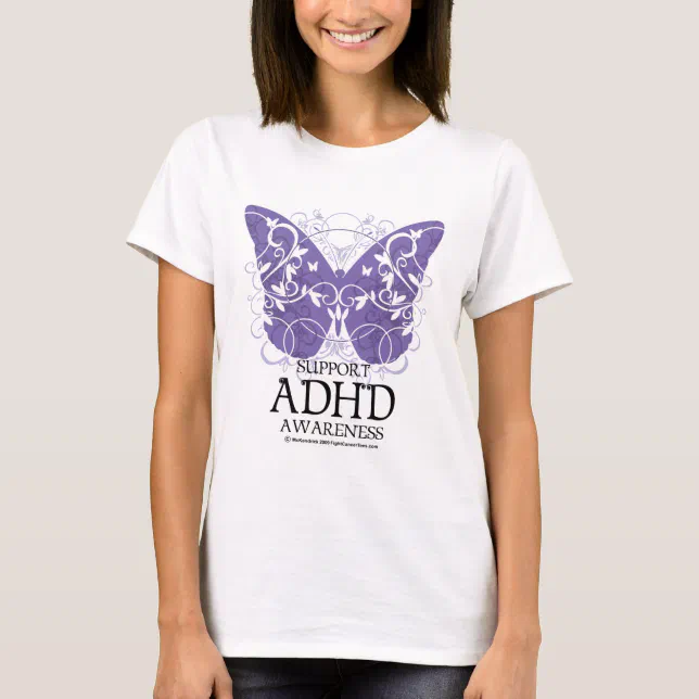 ADHD Butterfly T-Shirt | Zazzle