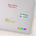 ADHD Neurodiversity Awareness Sticker Pack | Zazzle