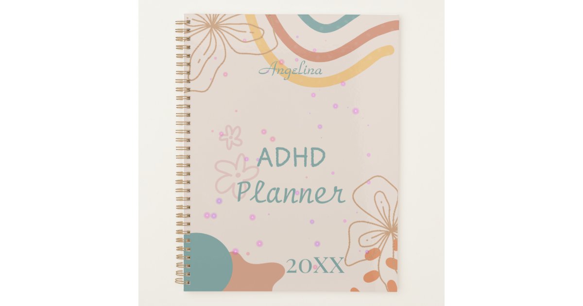 ADHD organization, Planner | Zazzle