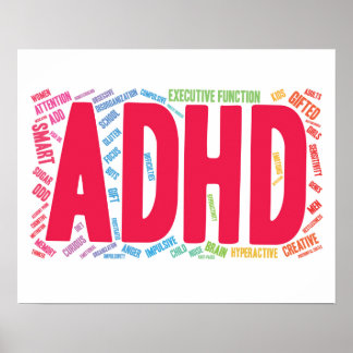 Adhd Posters | Zazzle