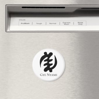 Adinkra Symbol GYE NYAME The Supremacy of God Magnet | Zazzle